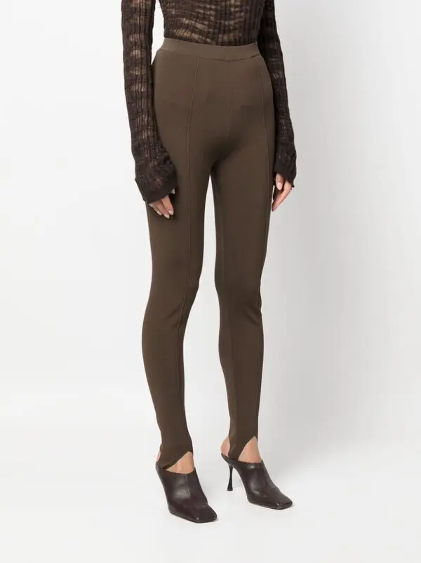 Nanushka Stirrup-cuffs High-waisted Leggings