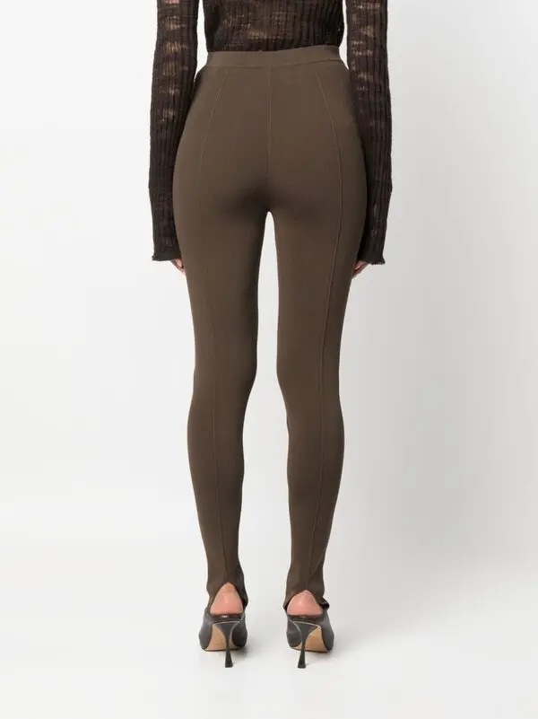 Nanushka Stirrup-cuffs High-waisted Leggings