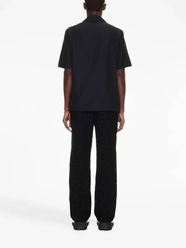Off-White Logo-jacquard Bouclé Trousers