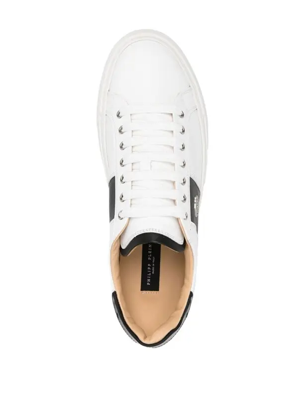 Philipp Plein Logo-plaque Leather Sneakers