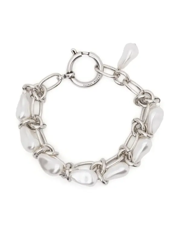 Isabel Marant Étoile Rain Drop" Pearl-embellished Bracelet - White