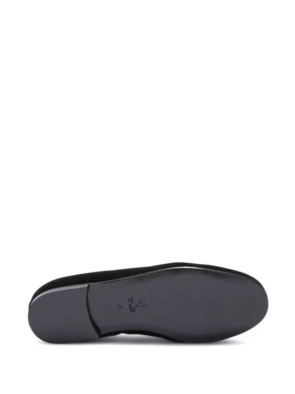 Palm Angels Monogram-embroidered Suede Loafers