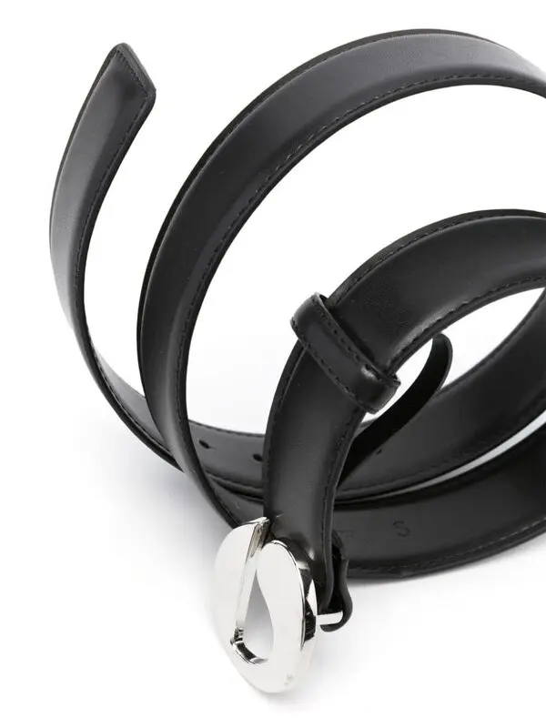Coperni Logo-buckle Leather Belt