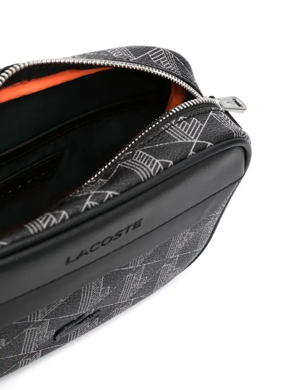 Lacoste Monogram Camera Shoulder Bag