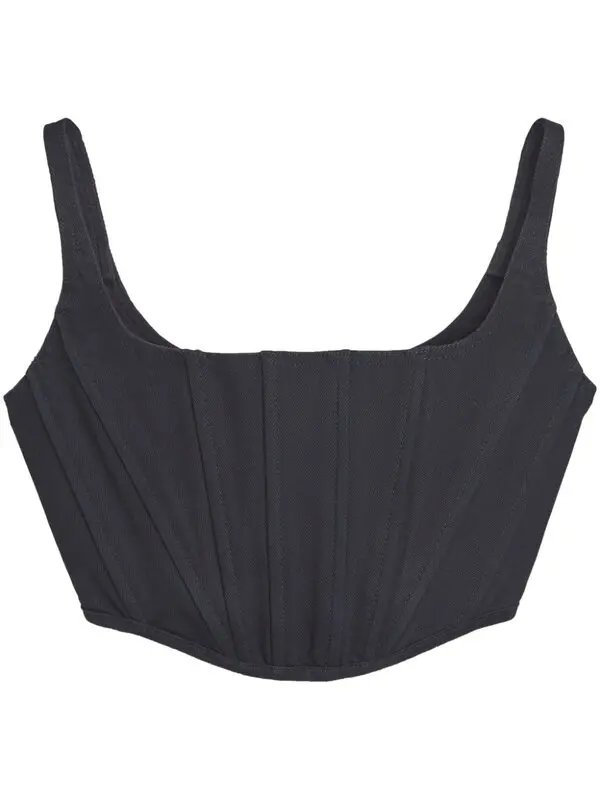 Marc Jacobs Denim Bustier Top