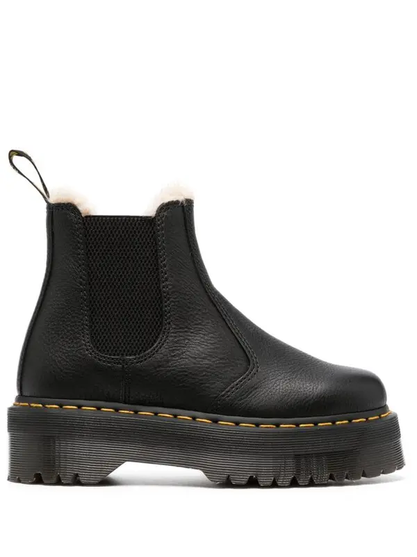 Dr. Martens 2976 Quad Platform Ankle Boots - Black