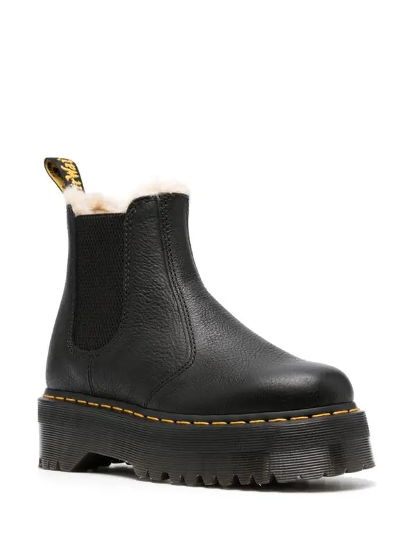 Dr. Martens 2976 Quad Platform Ankle Boots - Black