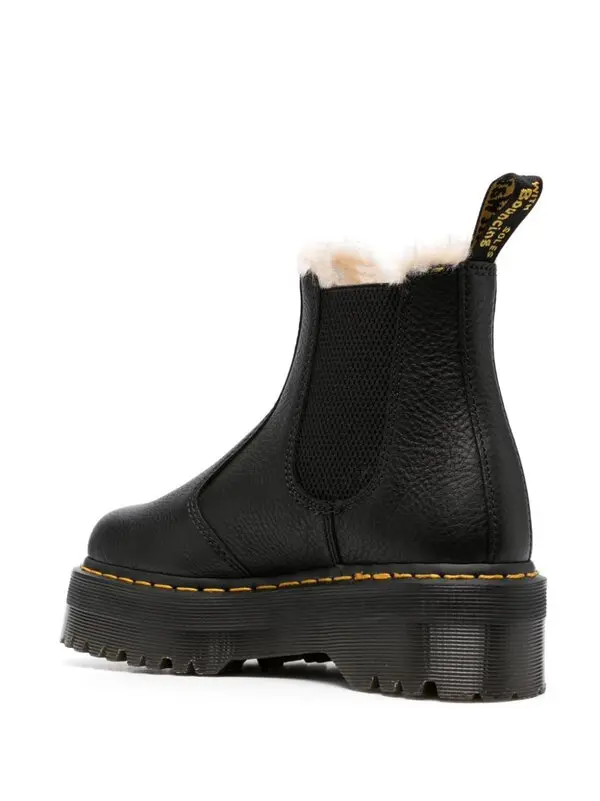 Dr. Martens 2976 Quad Platform Ankle Boots - Black