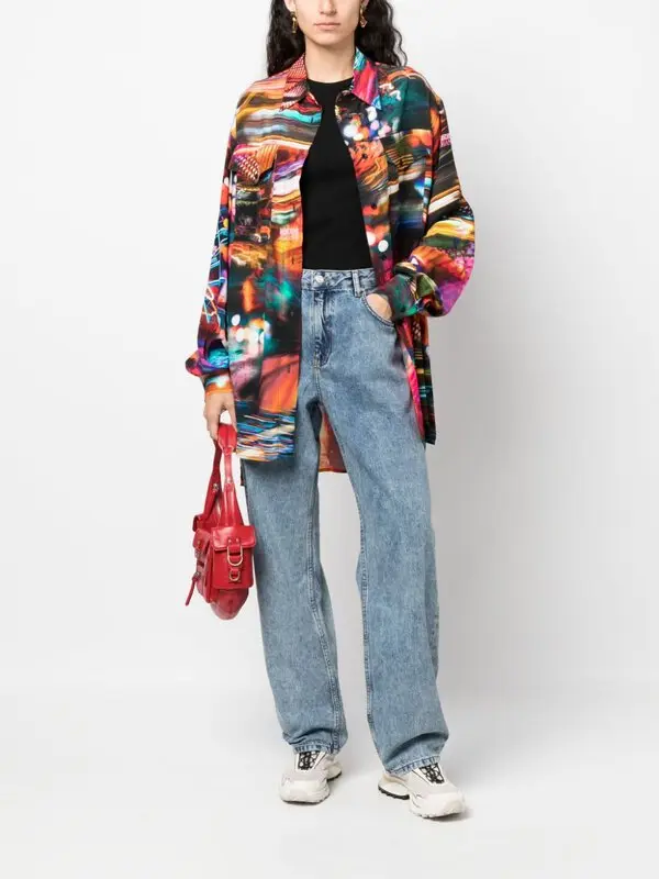 Moschino Washed Straight-leg Jeans