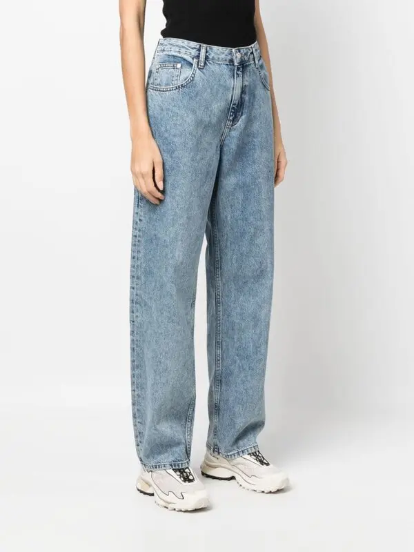 Moschino Washed Straight-leg Jeans