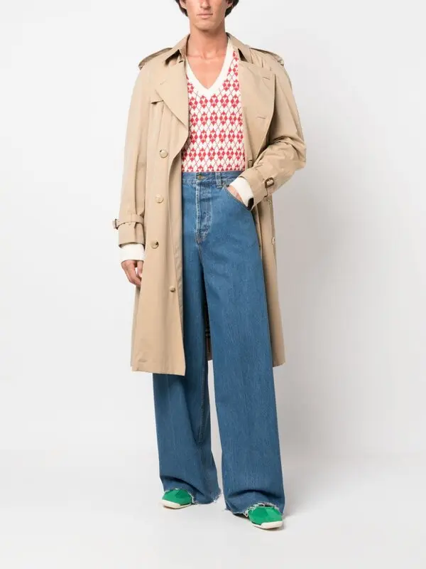Gucci Pressed-crease Wide-leg Jeans