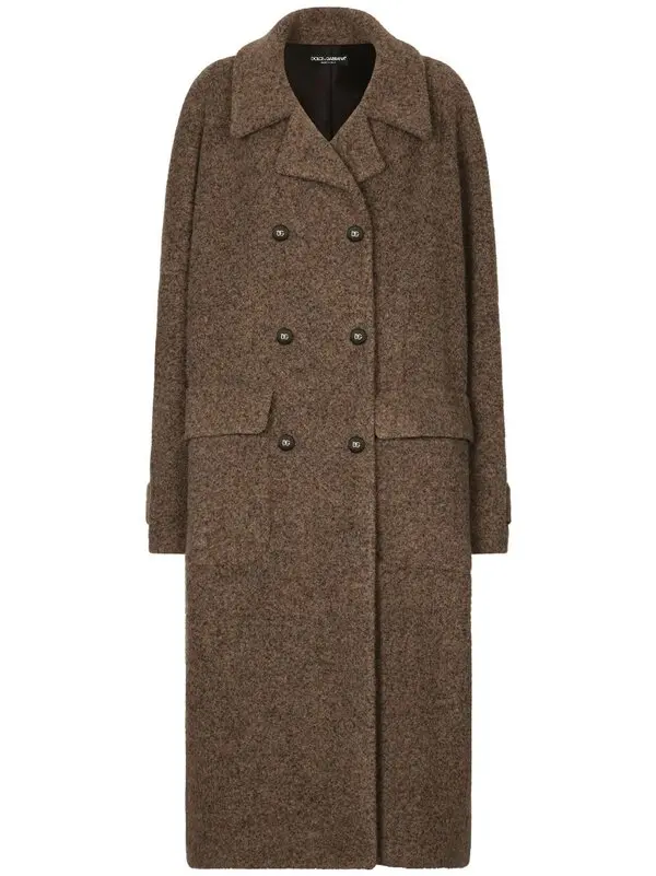 Dolce & Gabbana Alpaca Wool-blend Coat