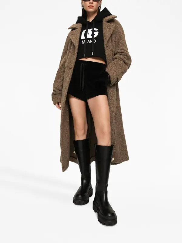 Dolce & Gabbana Alpaca Wool-blend Coat