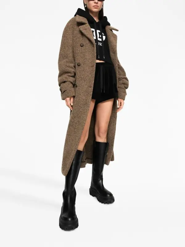 Dolce & Gabbana Alpaca Wool-blend Coat