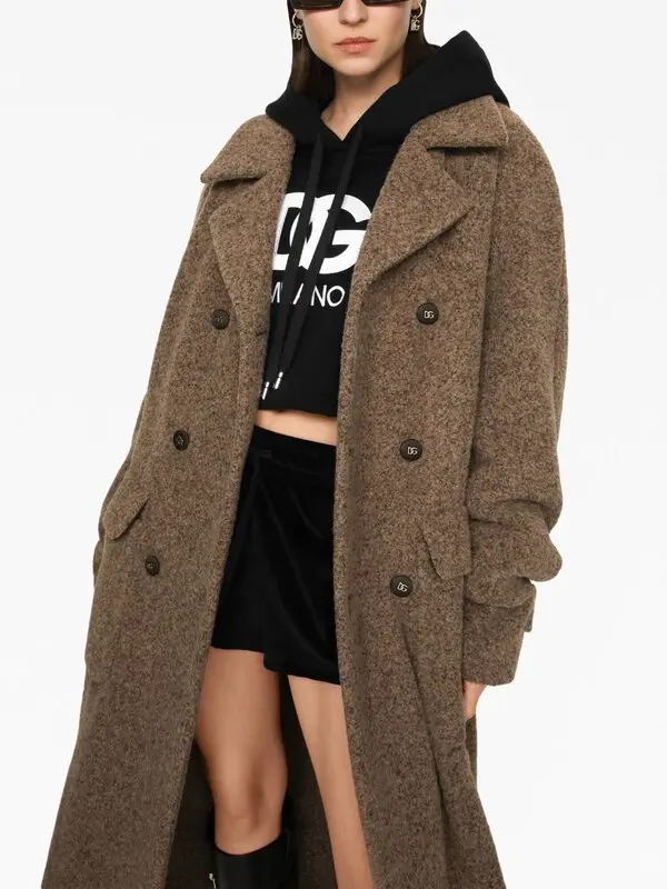 Dolce & Gabbana Alpaca Wool-blend Coat