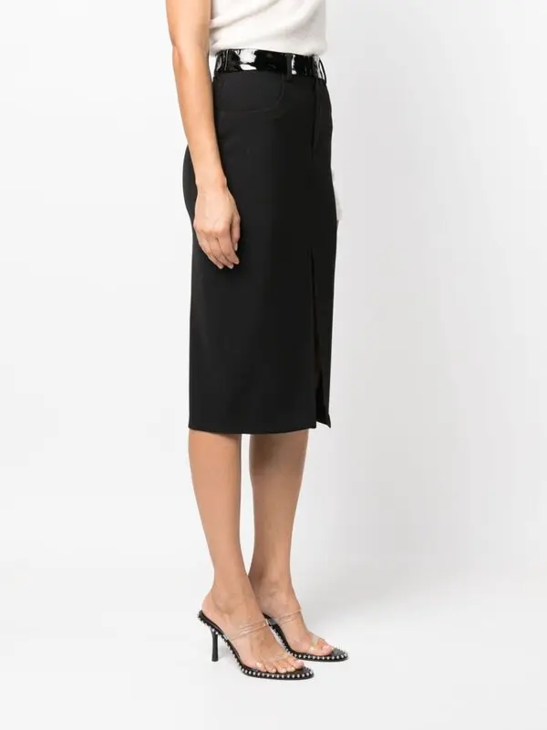 Liu Jo High-waisted Pencil Skirt With Front Slit