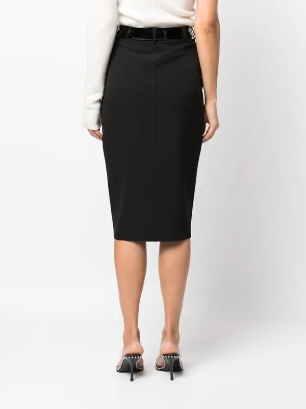 Liu Jo High-waisted Pencil Skirt With Front Slit