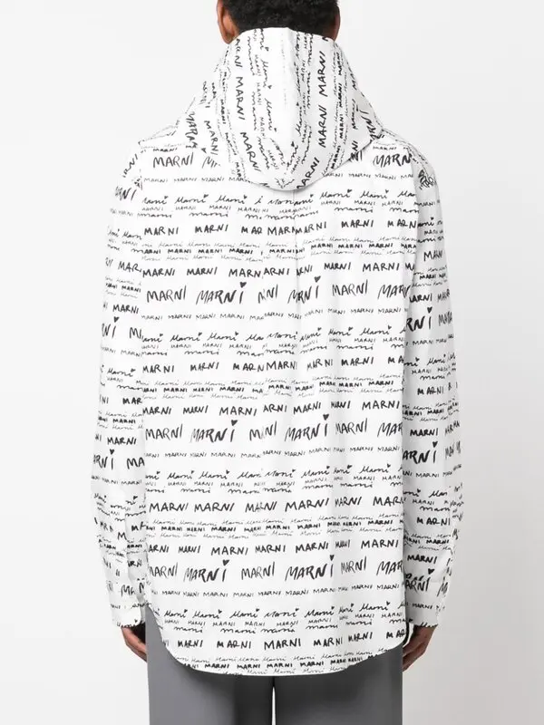 Marni Mega- Cotton Hooded Shirt
