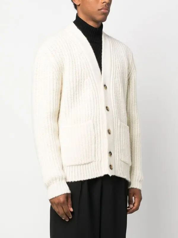 PT TORINO Ribbed Knit Cardigan