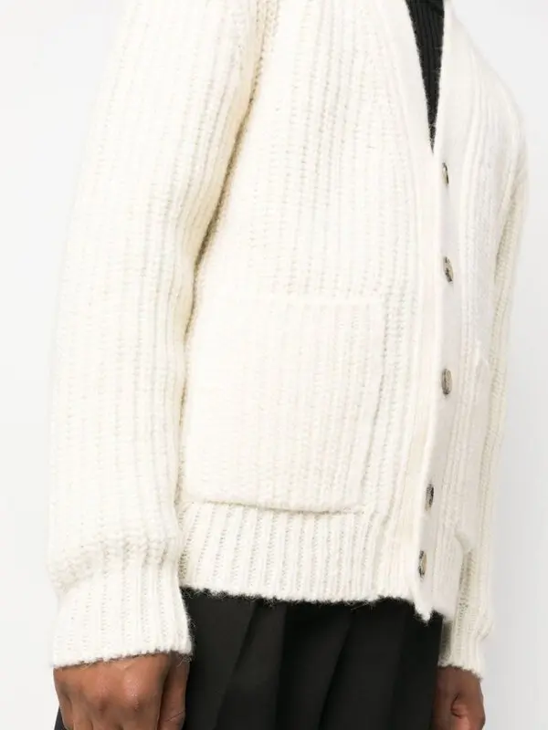 PT TORINO Ribbed Knit Cardigan