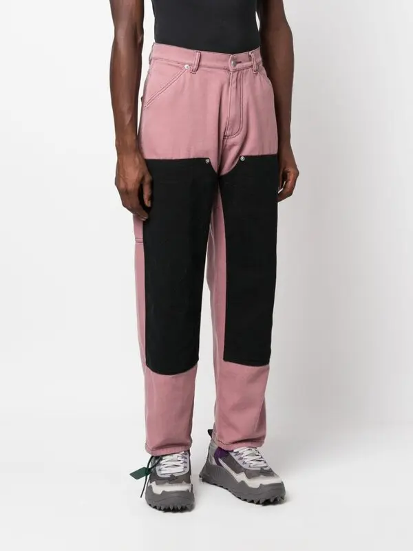 RASSVET Tonal-stitched Knee-panel Jeans
