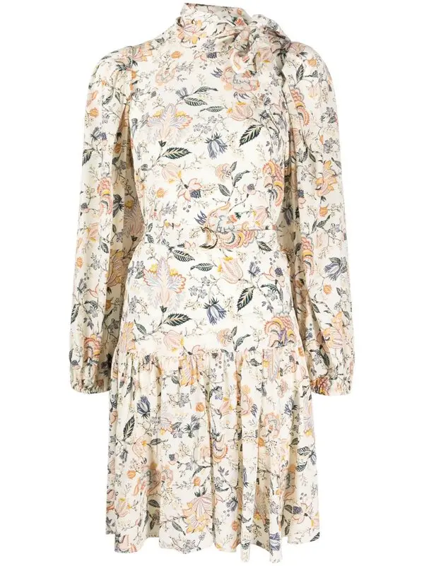 Ulla Johnson Floral-print Bow-detail Dress