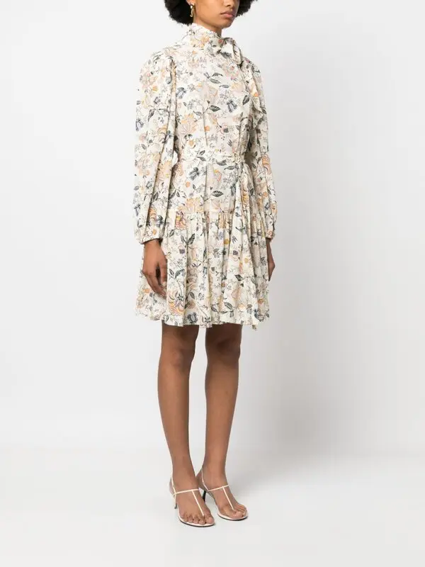 Ulla Johnson Floral-print Bow-detail Dress