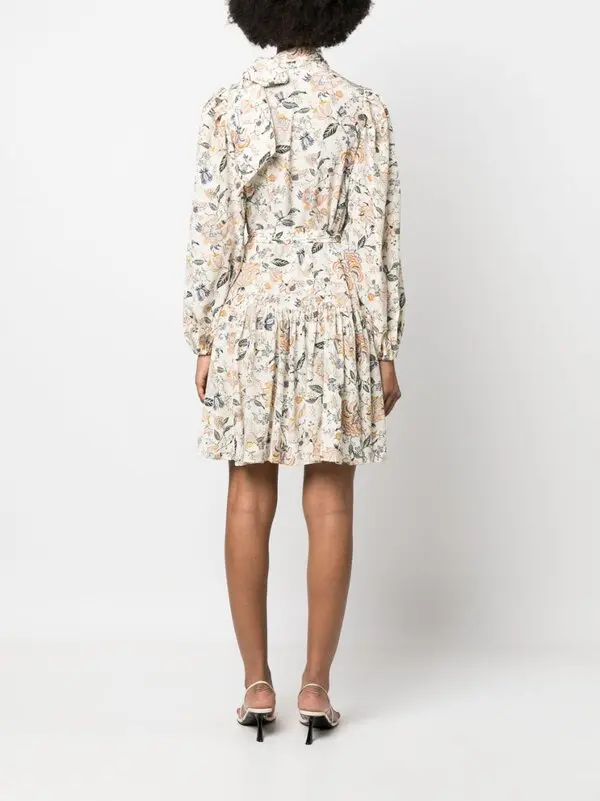 Ulla Johnson Floral-print Bow-detail Dress