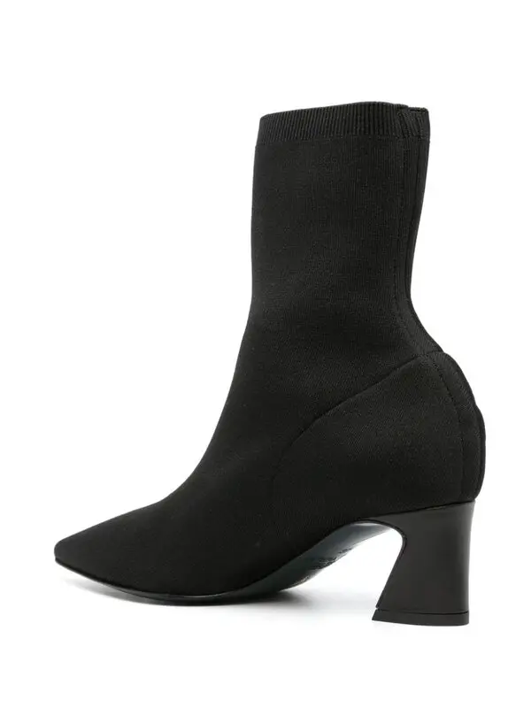 Patrizia Pepe Knitted 60mm Leather Ankle Boots