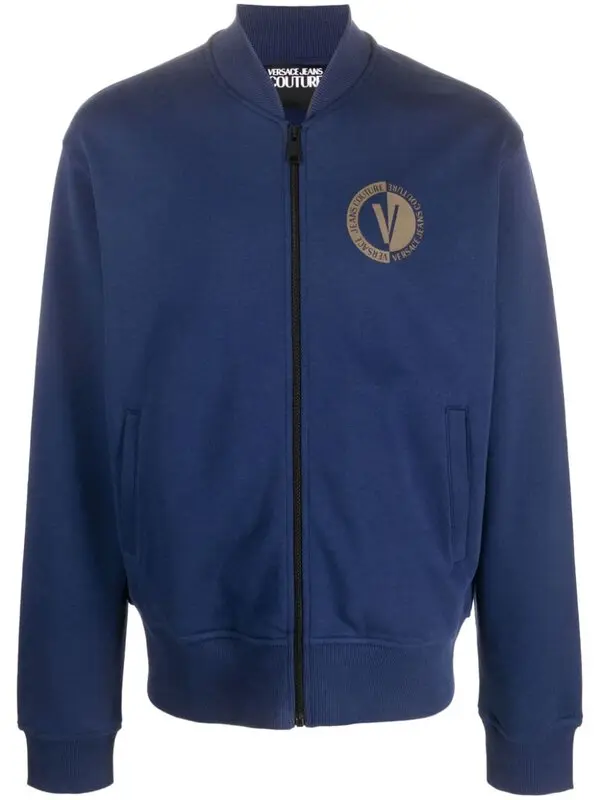 Versace Logo-print Bomber Jacket