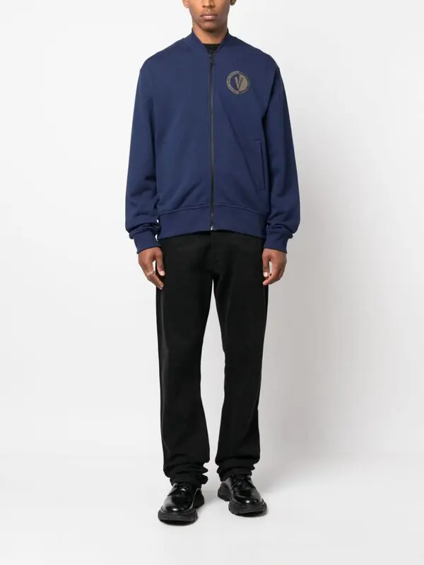 Versace Logo-print Bomber Jacket