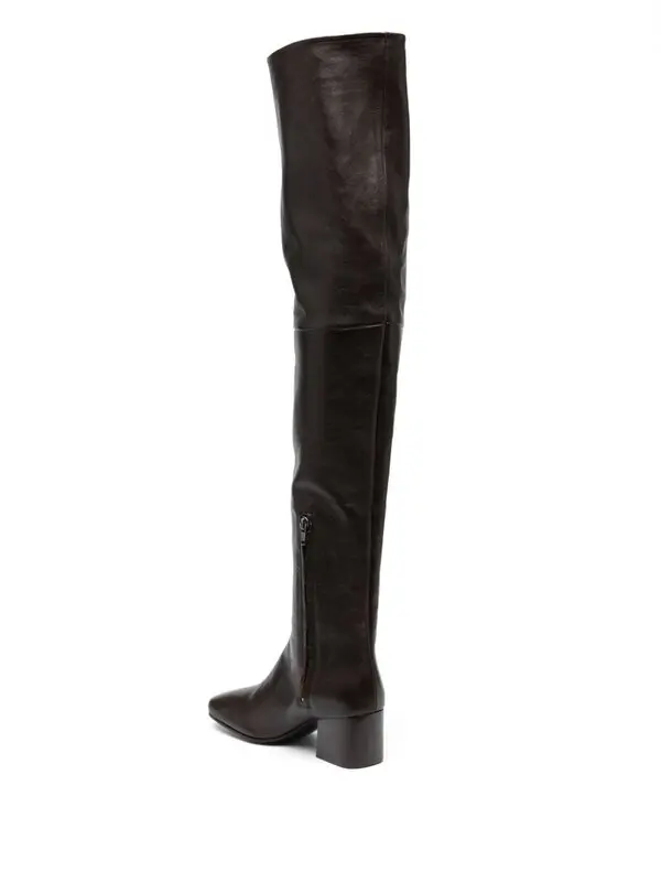 LEMAIRE 60mm Leather Thigh-high Boots