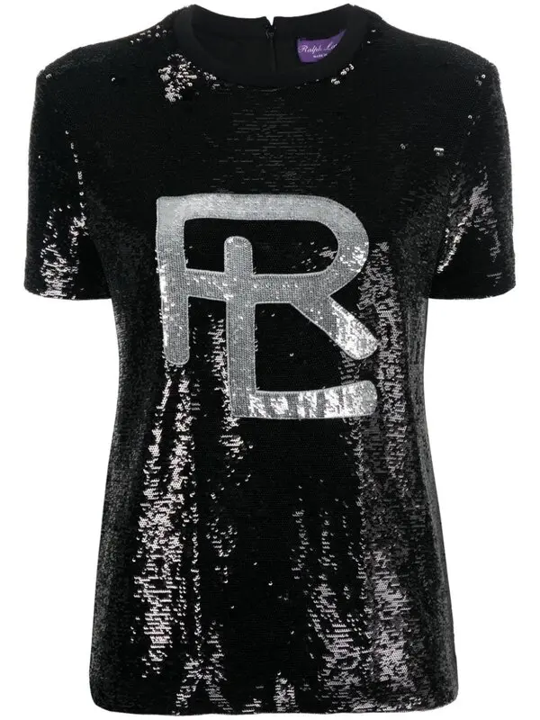 Ralph Lauren Logo Sequin T-shirt