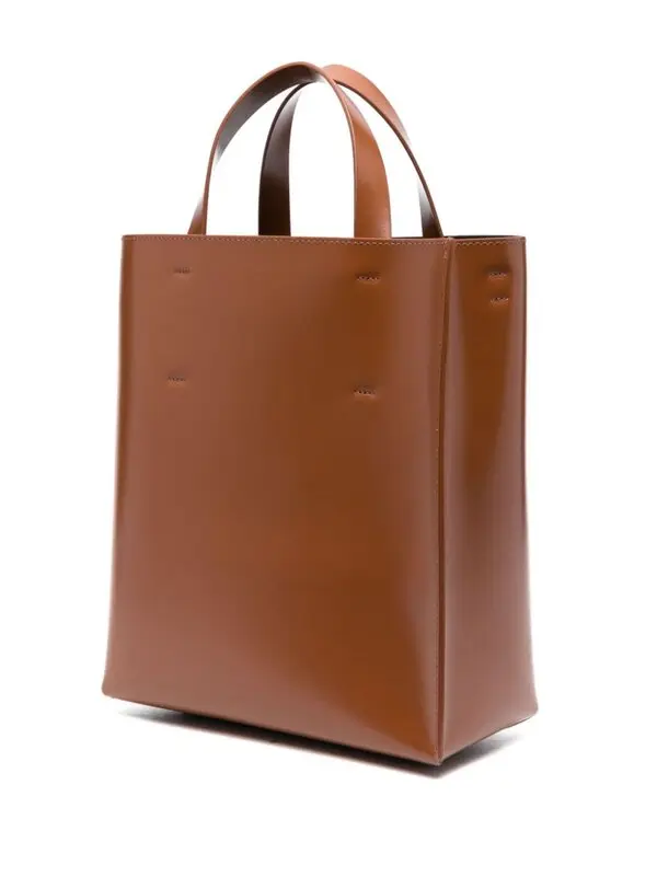 Marni Small Museo Leather Tote Bag