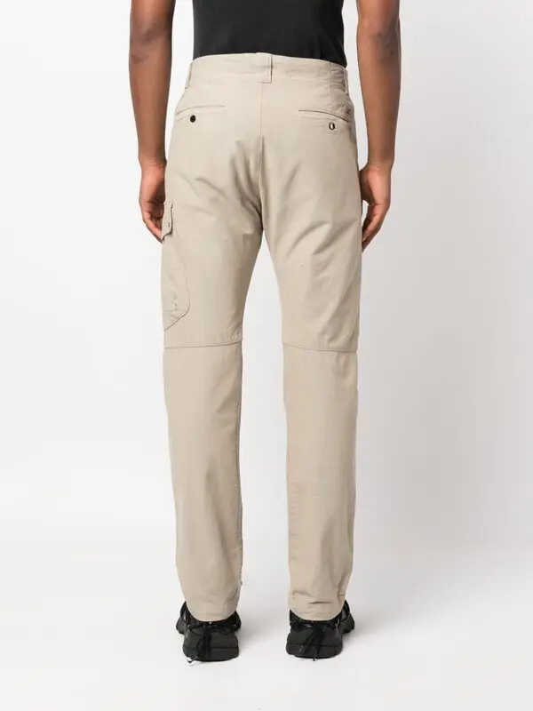 C.P. COMPANY Ottoman Lens-patch Cargo Trousers - Neutrals