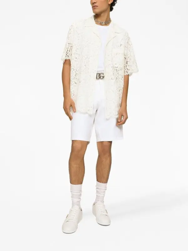 Dolce & Gabbana Sheer-coverage Lace Shirt