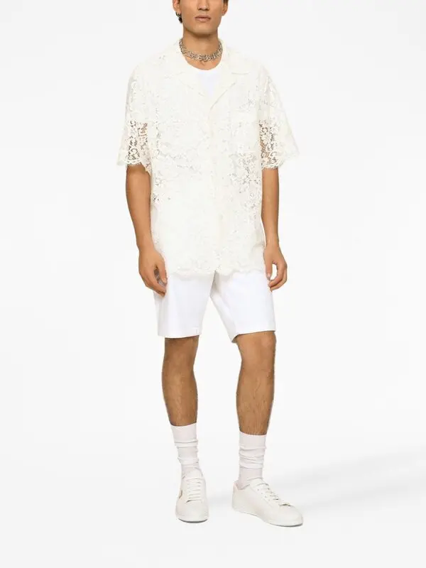 Dolce & Gabbana Sheer-coverage Lace Shirt
