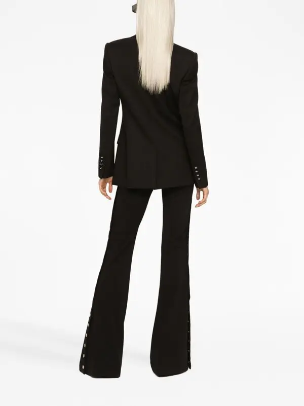 Dolce & Gabbana Button-detail Bootcut Trousers