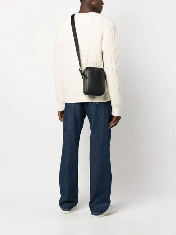 Calvin Klein Grained-texture Messenger Bag
