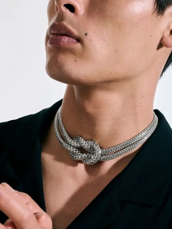 John Hardy Love Knot Graduated Necklace
