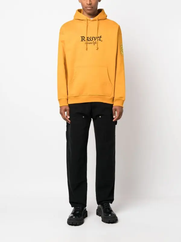 RASSVET Logo-print Drawstring Hoodie