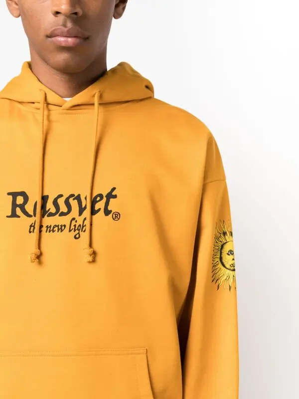 RASSVET Logo-print Drawstring Hoodie
