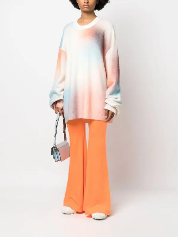 ERL High-waisted Flared Trousers
