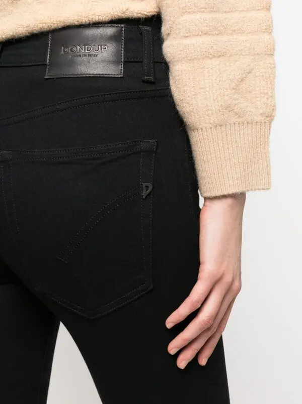 DONDUP Mid-rise Skinny Jeans - Black