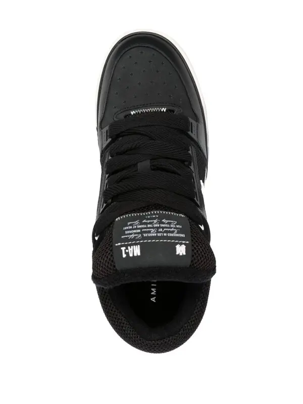 Amiri Logo Patch Lace-up Sneakers