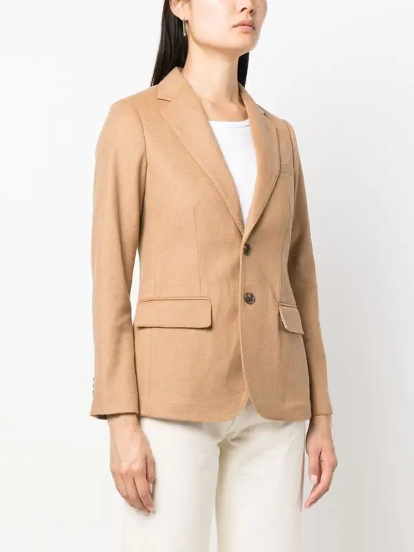 Polo Ralph Lauren Slim-cut Single-breasted Blazer - Neutrals