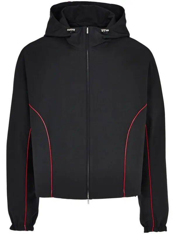 FERRAGAMO Contrast-piping Drawstring Jacket