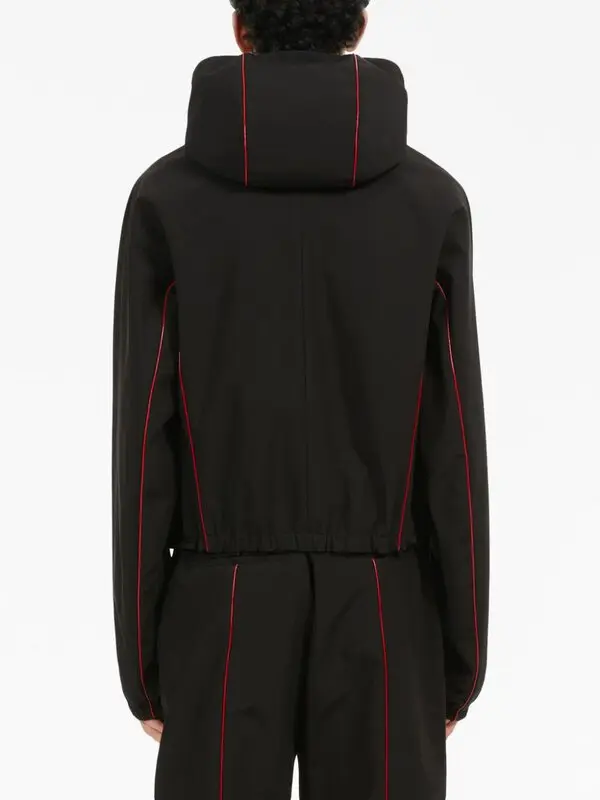 FERRAGAMO Contrast-piping Drawstring Jacket