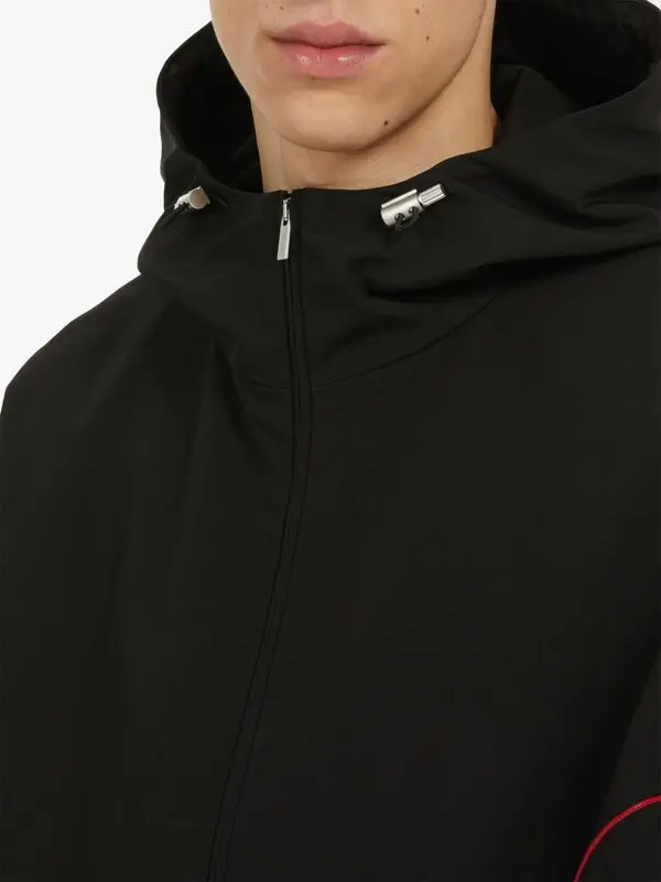 FERRAGAMO Contrast-piping Drawstring Jacket