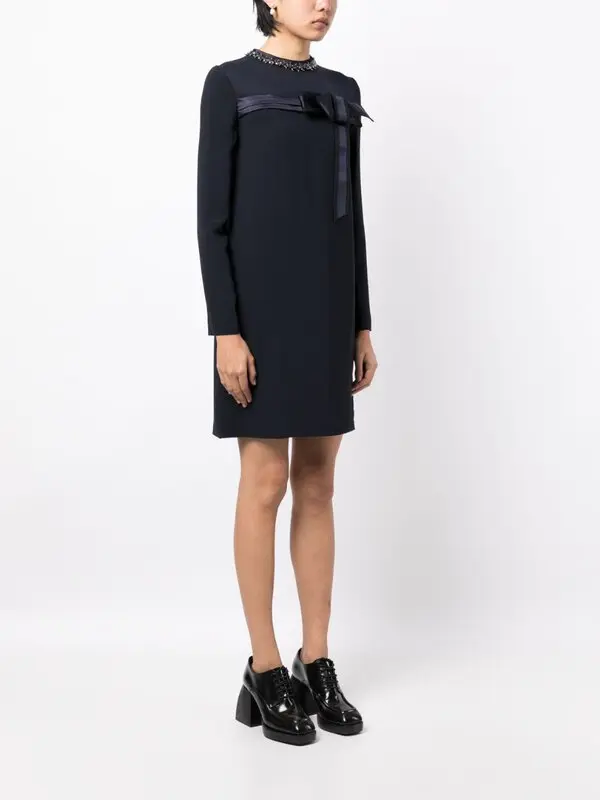 Dice Kayek Crystal-embellished Minidress